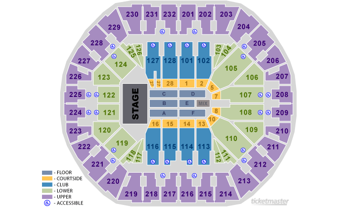 Seating Chart. Official Ticketmaster site
