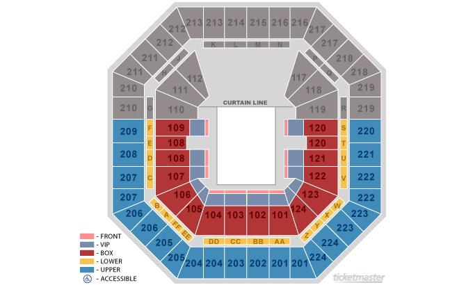 Seating Chart. Official Ticketmaster site