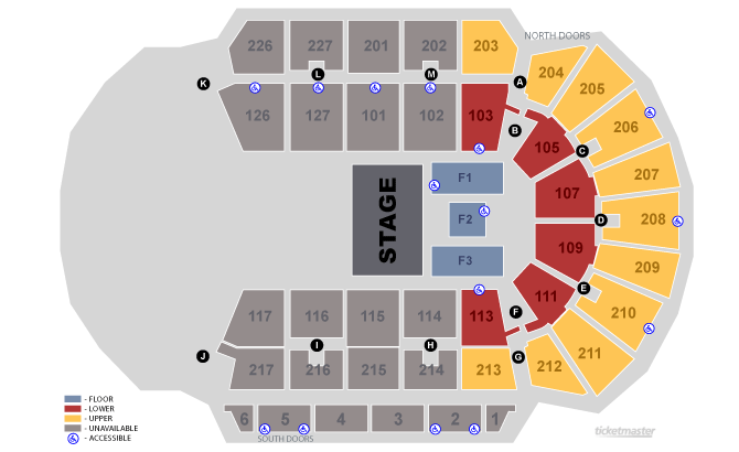 Seating Chart. Official Ticketmaster site
