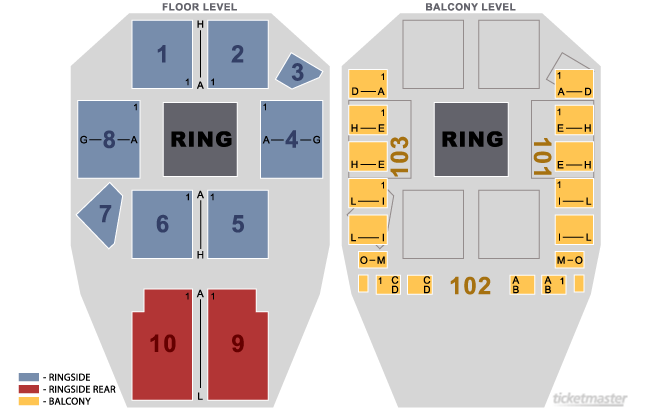 Seating Chart. Official Ticketmaster site