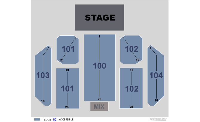 Seating Chart. Official Ticketmaster site