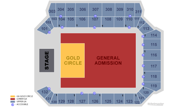 Seating Chart. Official Ticketmaster site