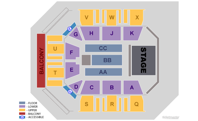 Seating Chart. Official Ticketmaster site