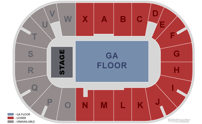 Seating Chart. Official Ticketmaster site
