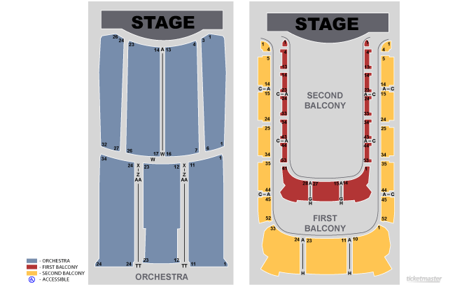 Seating Chart. Official Ticketmaster site