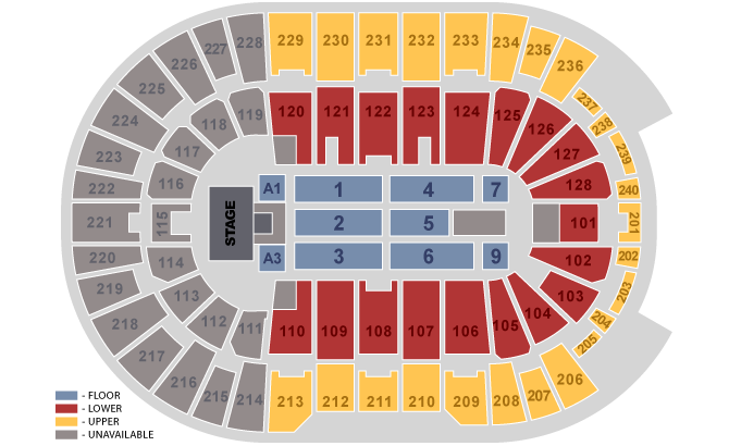 Seating Chart. Official Ticketmaster site