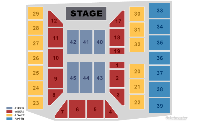 Seating Chart. Official Ticketmaster site