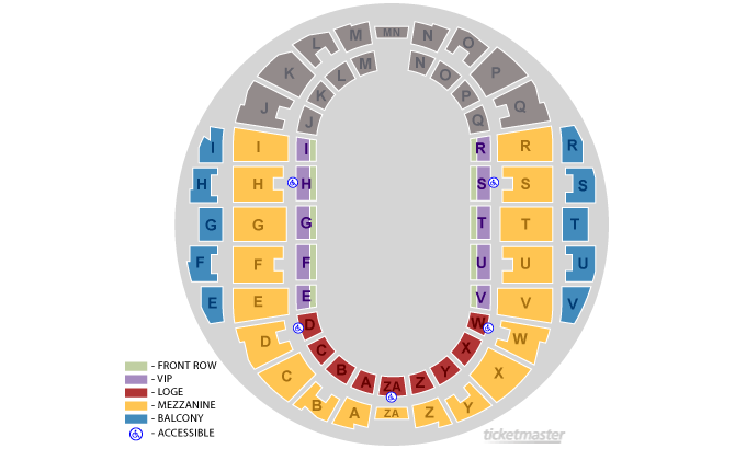 Seating Chart. Official Ticketmaster site