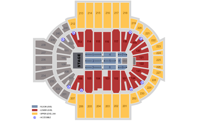 Seating Chart. Official Ticketmaster site