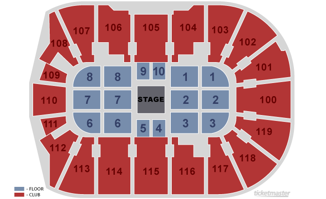 Seating Chart. Official Ticketmaster site