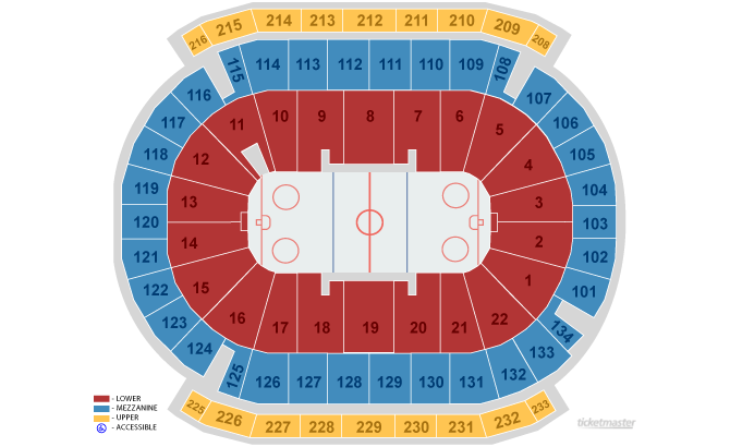 Seating Chart. Official Ticketmaster site