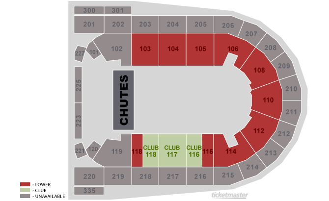 Seating Chart. Official Ticketmaster site