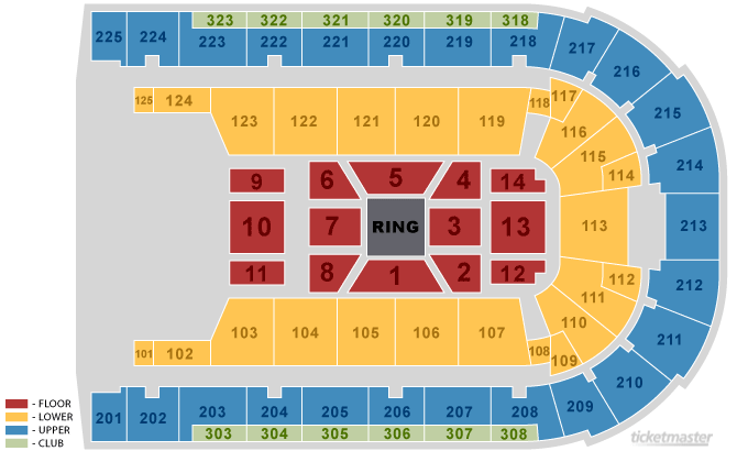 Seating Chart. Official Ticketmaster site