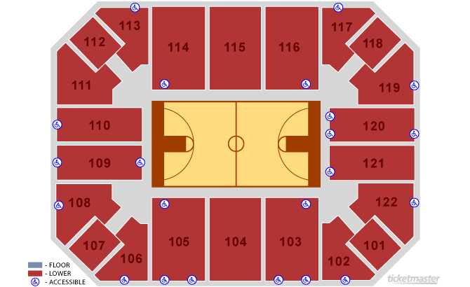Seating Chart. Official Ticketmaster site