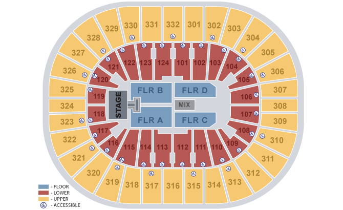 Seating Chart. Official Ticketmaster site