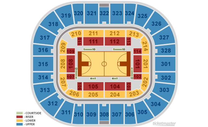Seating Chart. Official Ticketmaster site