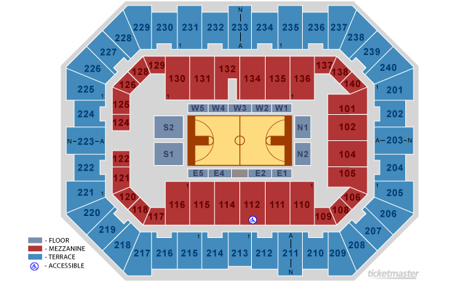 Seating Chart. Official Ticketmaster site