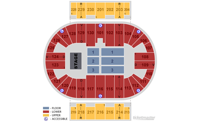 Seating Chart. Official Ticketmaster site