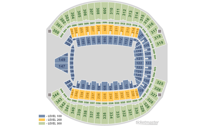 Seating Chart. Official Ticketmaster site