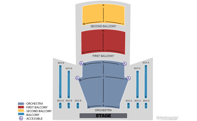 Seating Chart. Official Ticketmaster site