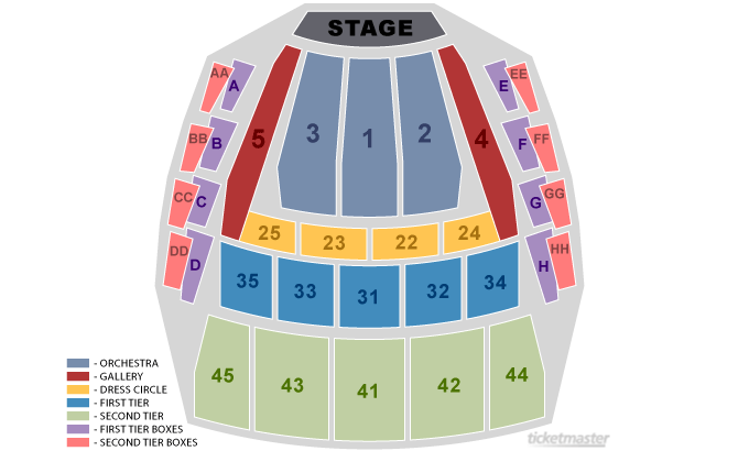 Seating Chart. Official Ticketmaster site