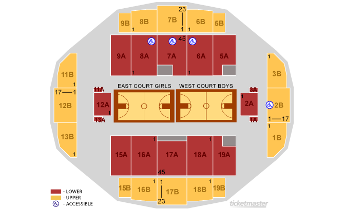 Seating Chart. Official Ticketmaster site