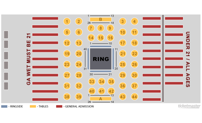 Seating Chart. Official Ticketmaster site
