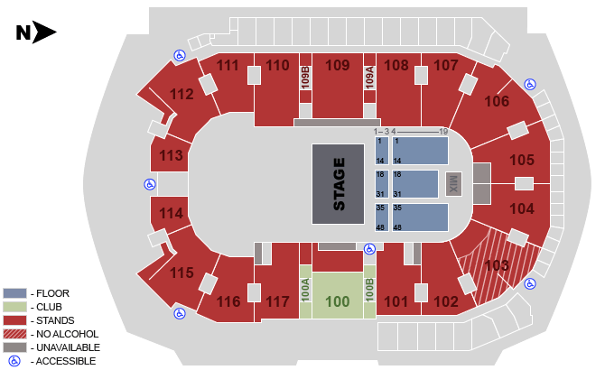 Seating Chart. Official Ticketmaster site