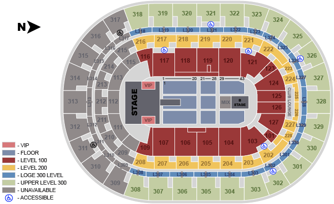 Seating Chart. Official Ticketmaster site
