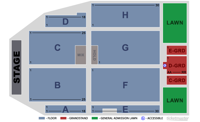 Seating Chart. Official Ticketmaster site