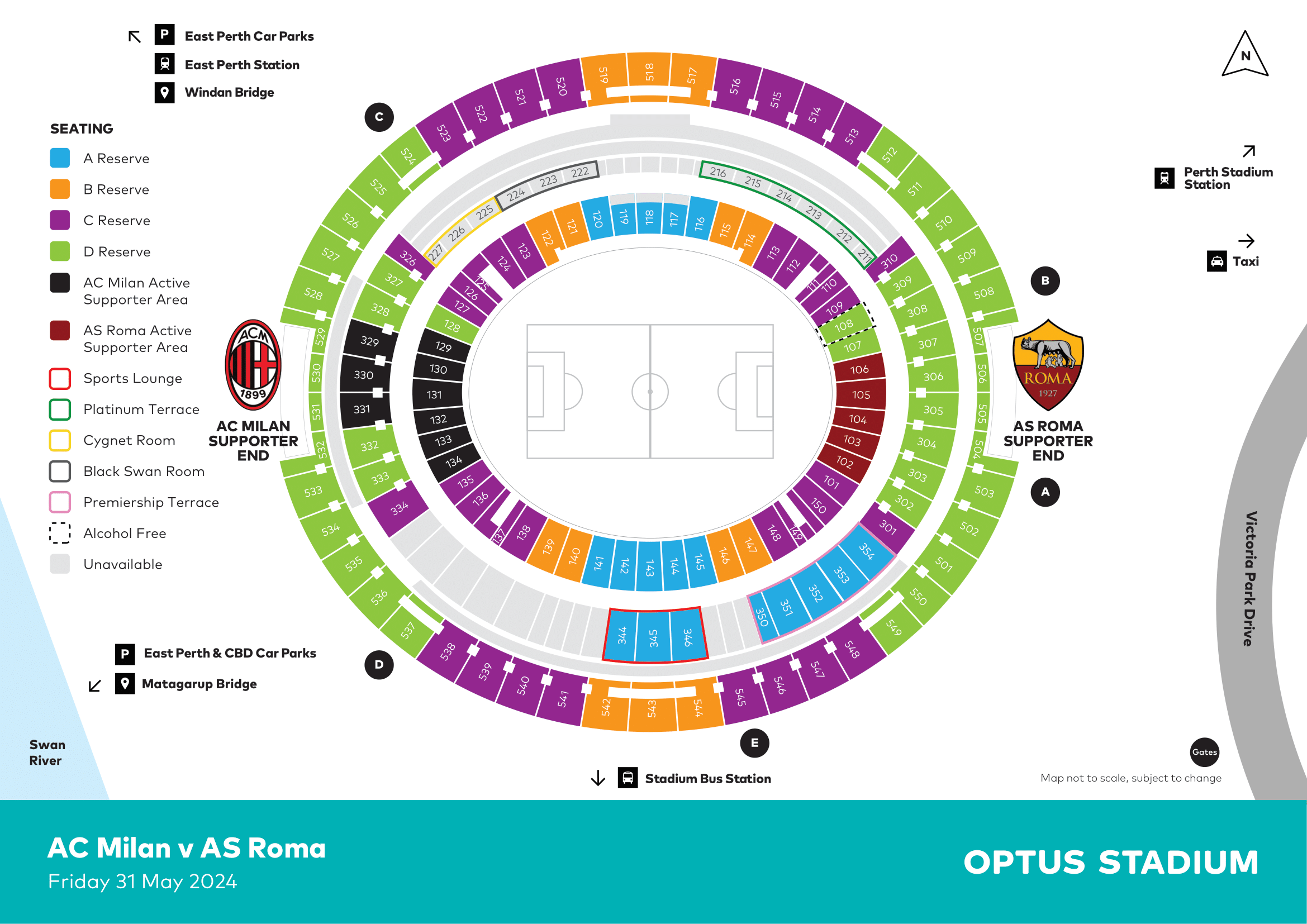 Perth Stadium - Burswood, WA | Tickets, 2024 Event Schedule, Seating Chart