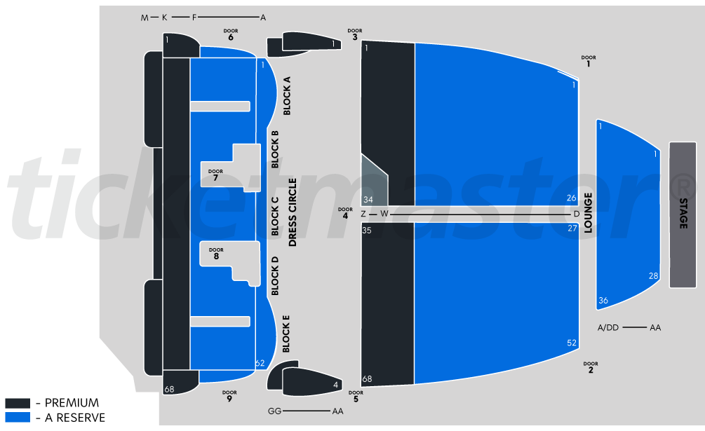 Crown Theatre Perth - Burswood | Tickets, Schedule, Seating Chart ...