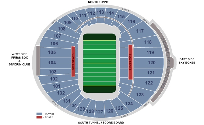 Liberty Bowl Stadium - Memphis | Tickets, Schedule, Seating Chart ...